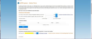DIR eCPR Upload - Murow Development Consultants